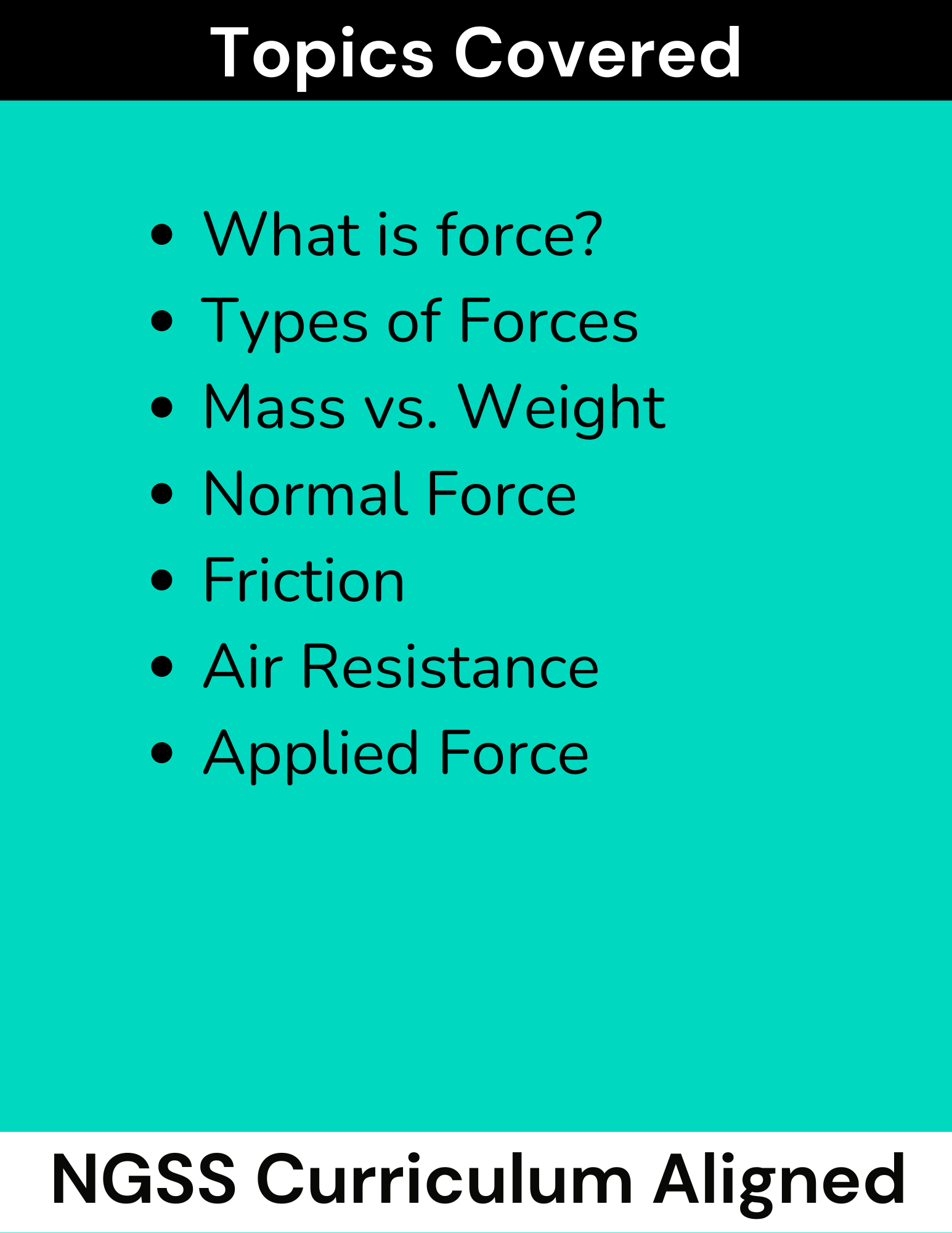 High School Physics: Forces Introduction Slide Deck (Grades 9-12, NGSS ...