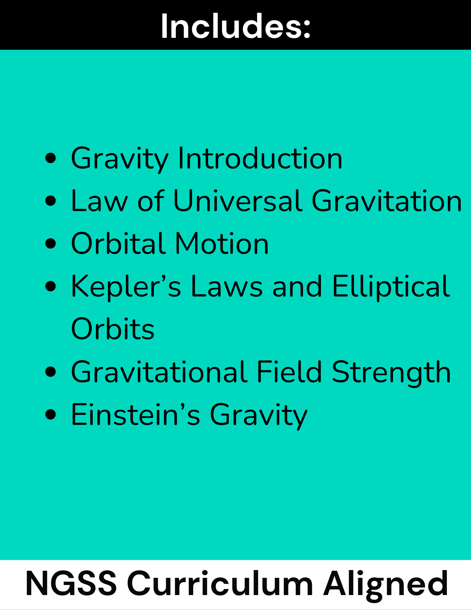 High School Physics Gravity: Complete Slide Deck Bundle NGSS-Aligned-G ...