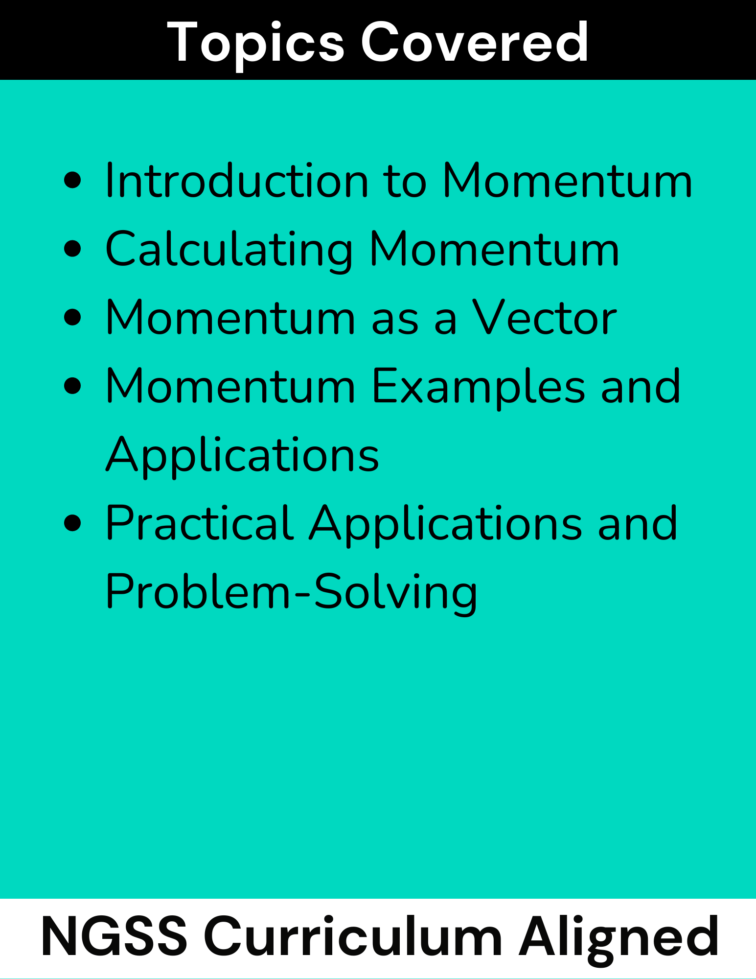 High School Physics: Momentum Introduction Slide Deck-Grades 9-12, NGS ...